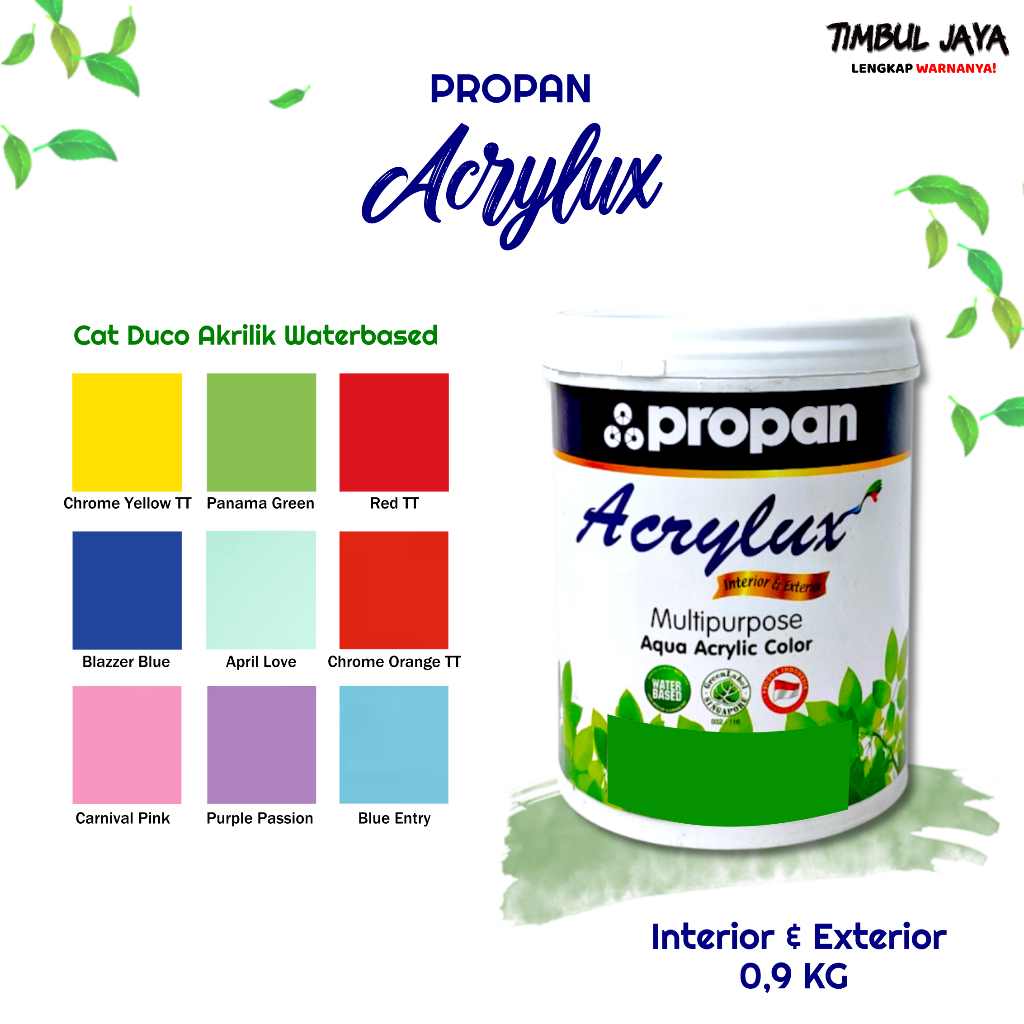 Jual Cat Kayu Duco Propan Acrylux 0,9Kg Waterbase / Cat Besi Duco ...