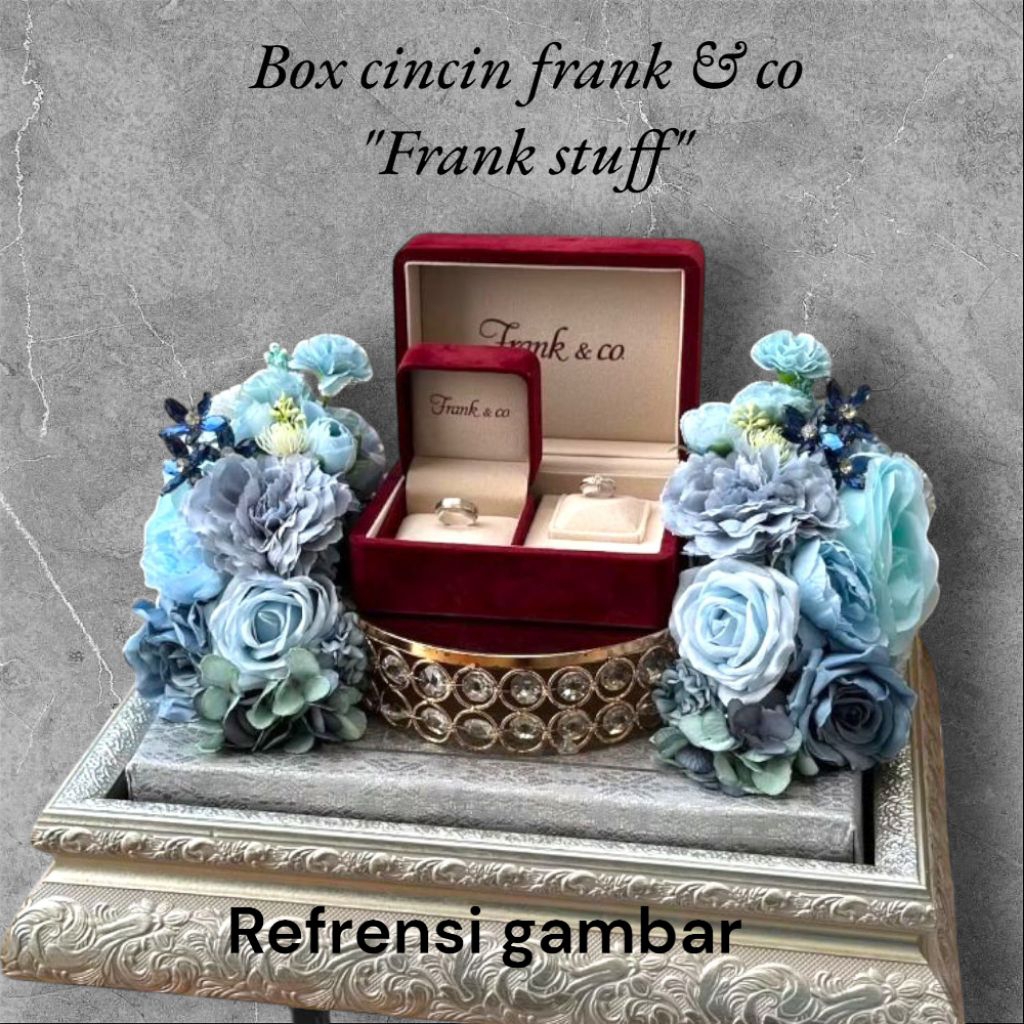 Jual NEW BOX SINGLE RING BOX MINI FRANK &CO FRANK FIRE UNTUK HANTARAN ...