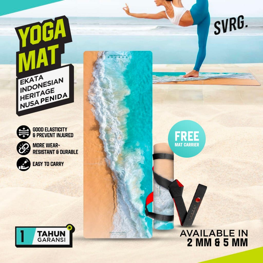 Jual Matras Yoga Mat - Svarga Ekata Rubber Mat - Indonesian Heritage ...
