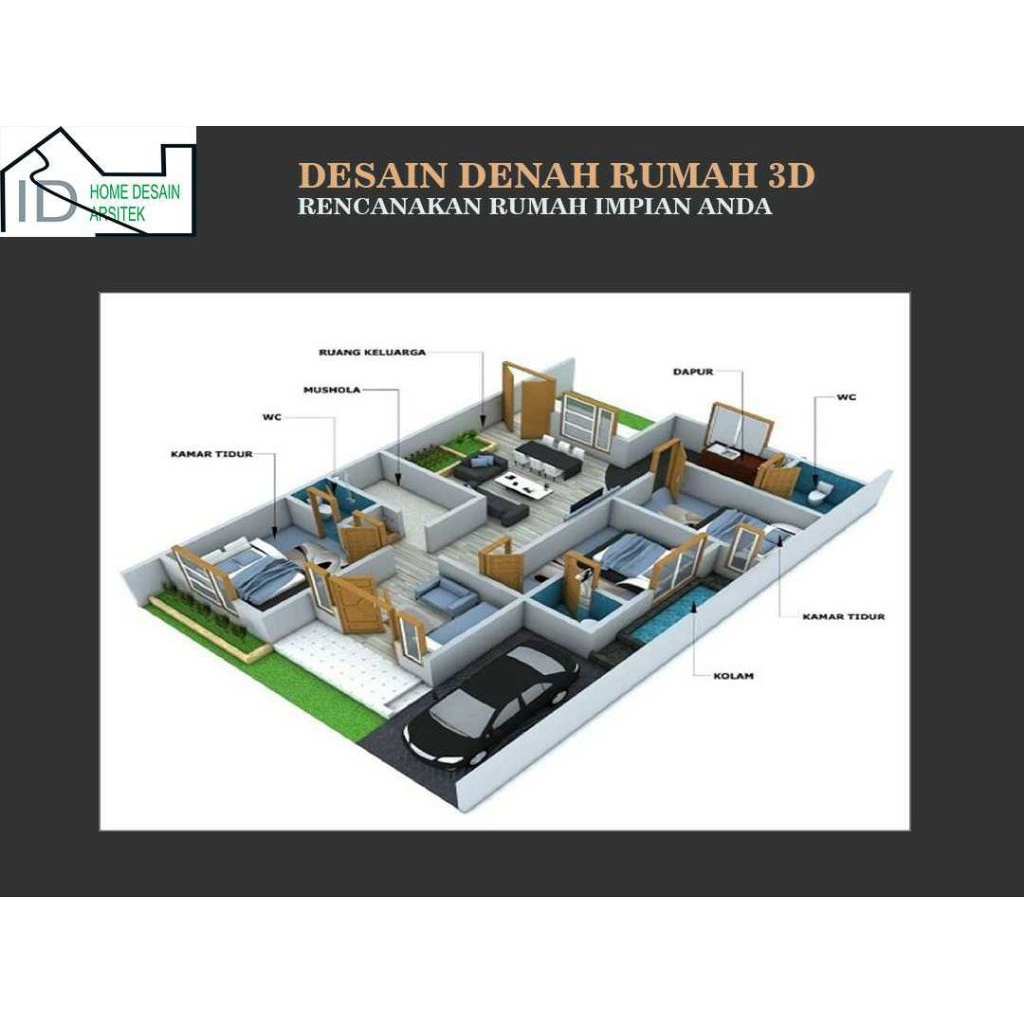 Jual Jasa gambar Denah 3d | Shopee Indonesia