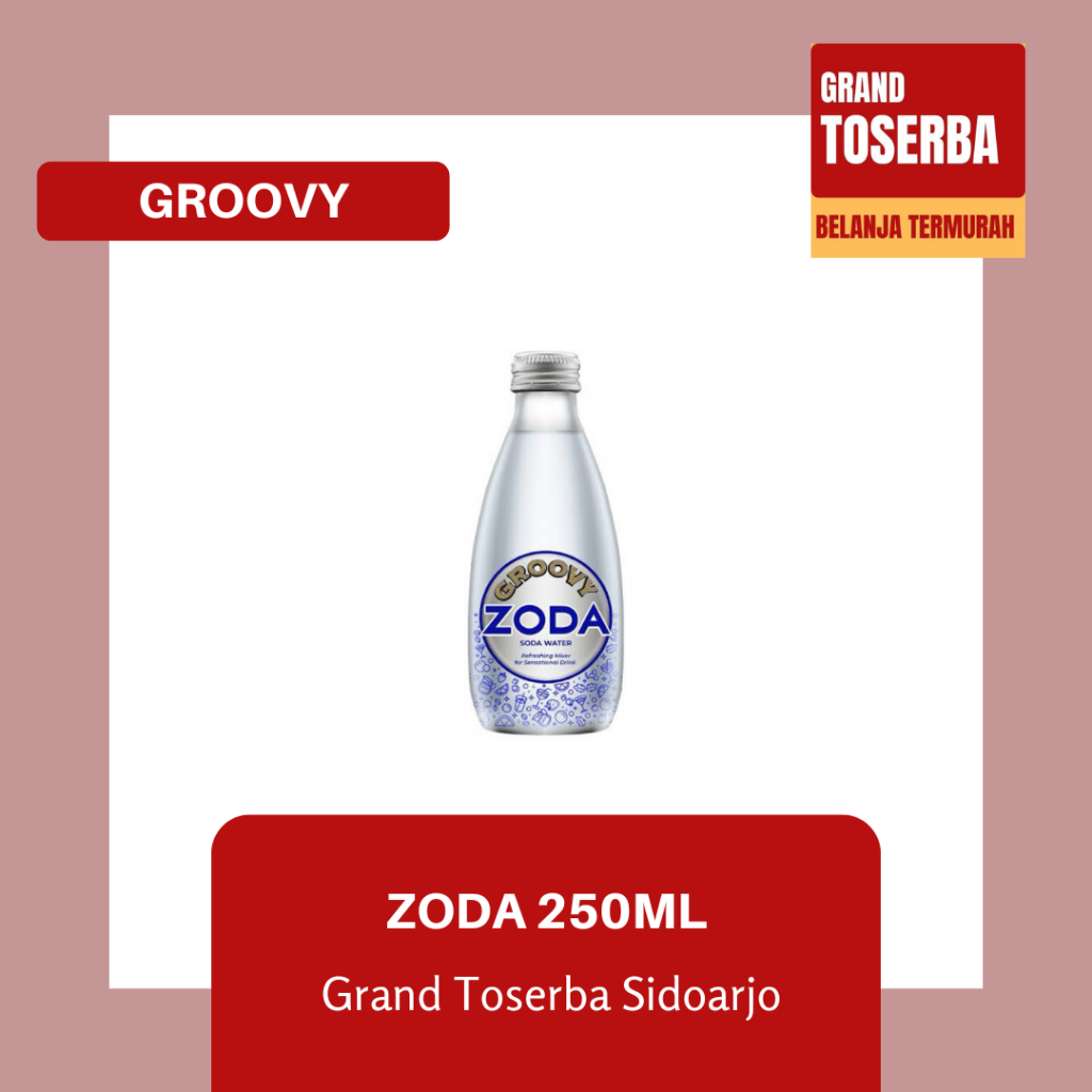 Jual GROOVY ZODA 250ml / MINUMAN SODA TAWAR / SOFT DRINK / MINUMAN ...