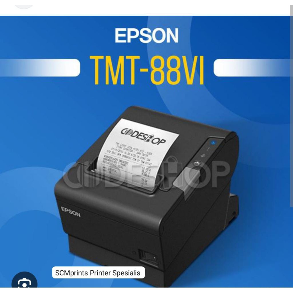 Jual Printer Epson TM-T88VI Thermal Kasir Printer TMT-88 VI Support ...