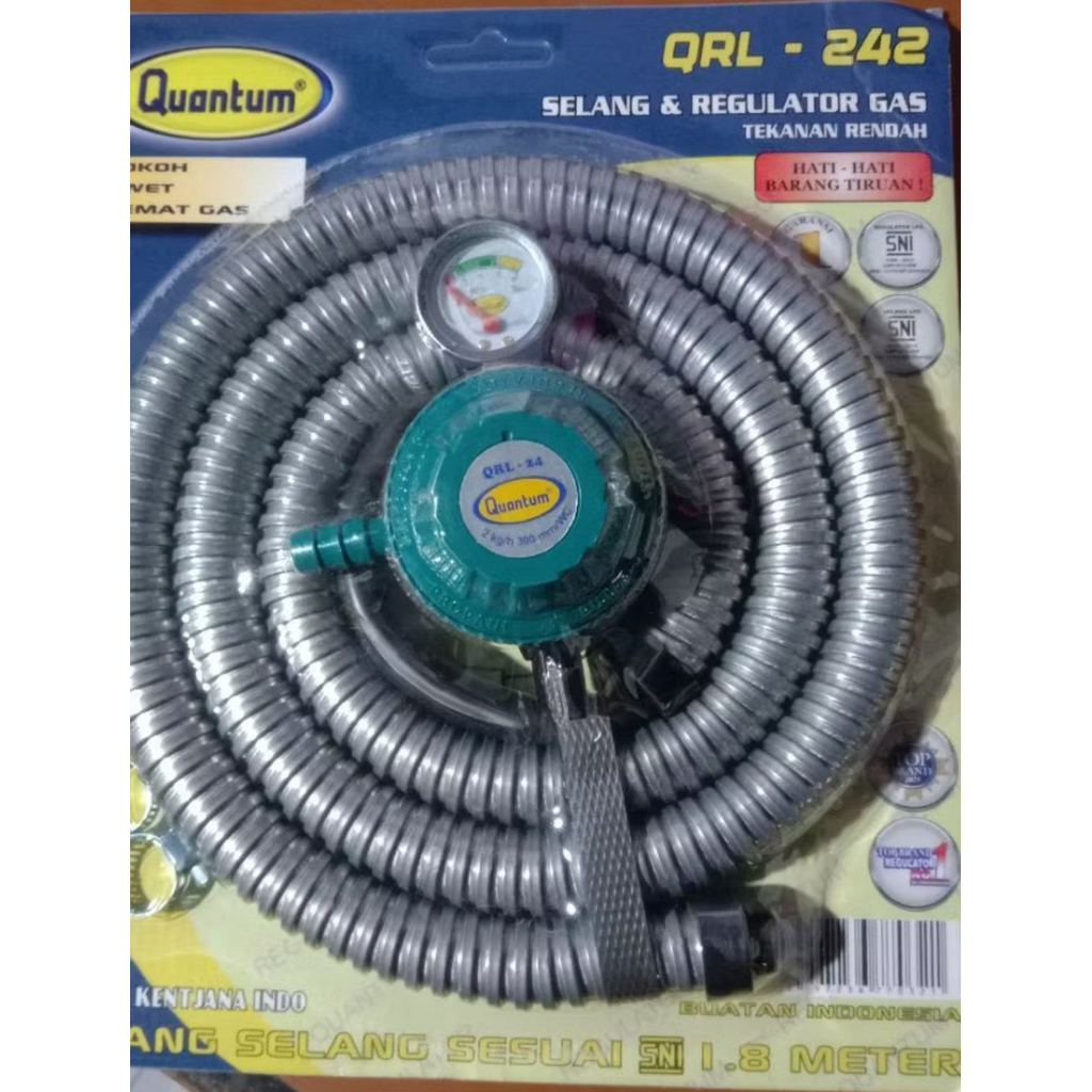 Jual Quantum Selang Gas + Regulator Gas + Meter QRL-142 / Kepala Gas ...