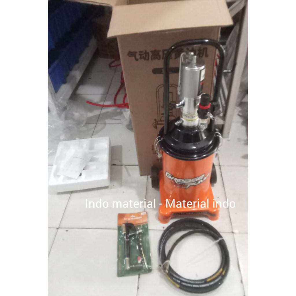 Jual Pneumatic Grease Pump GRENEER 12 Liter Alat Pelumas Pneumatic ...