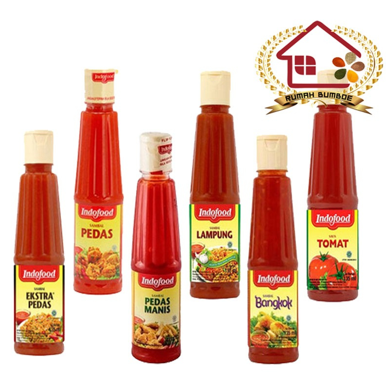 Jual (135 ml) INDOFOOD Aneka Saus Botol Saus Tomat Bangkok Pedas Manis ...