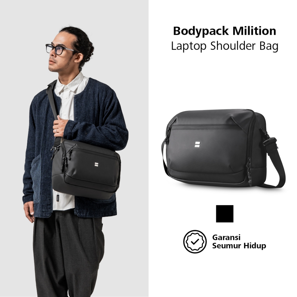 Jual Bodypack Milition Laptop Shoulder Bag 13-Inch Tas Selempang Kerja ...
