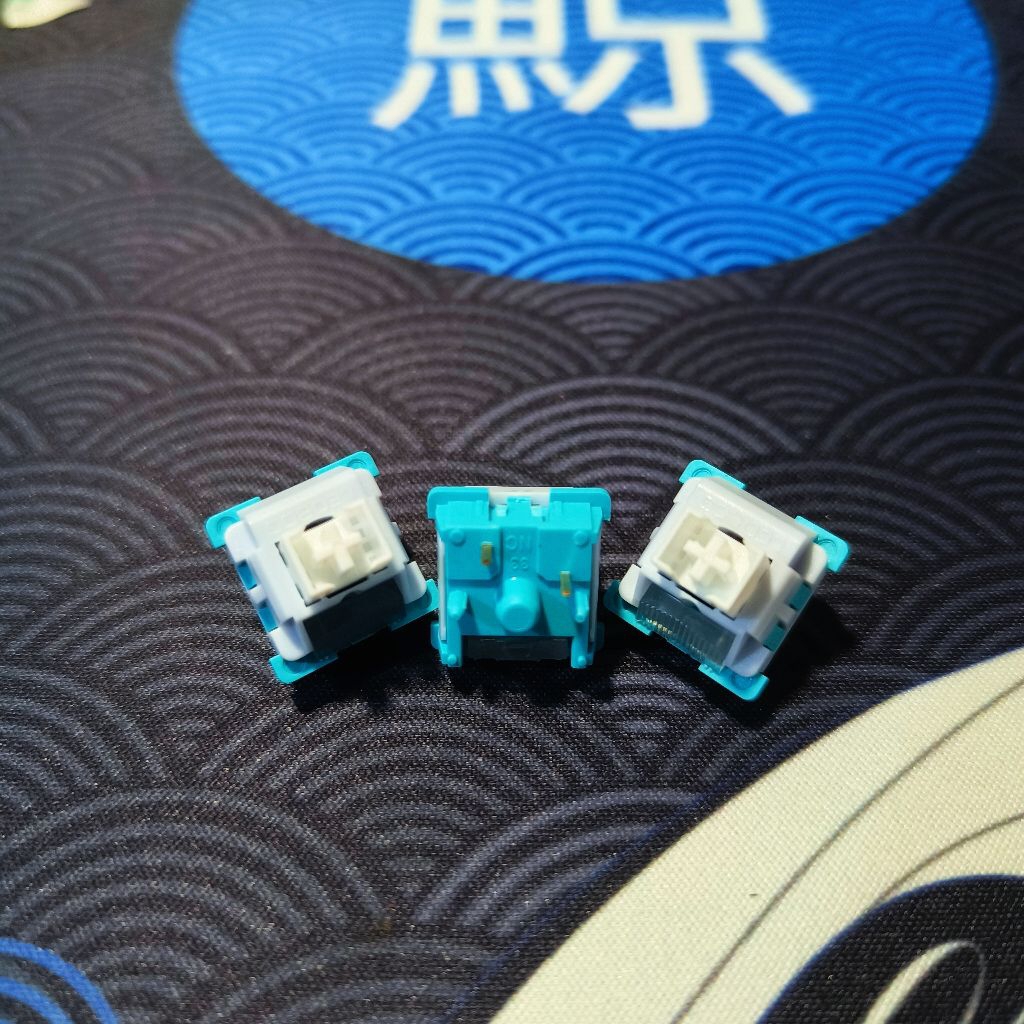 Jual Leobog Turquoise Switch - 81 Pcs - Linear - 5 Pin - Clacky ...