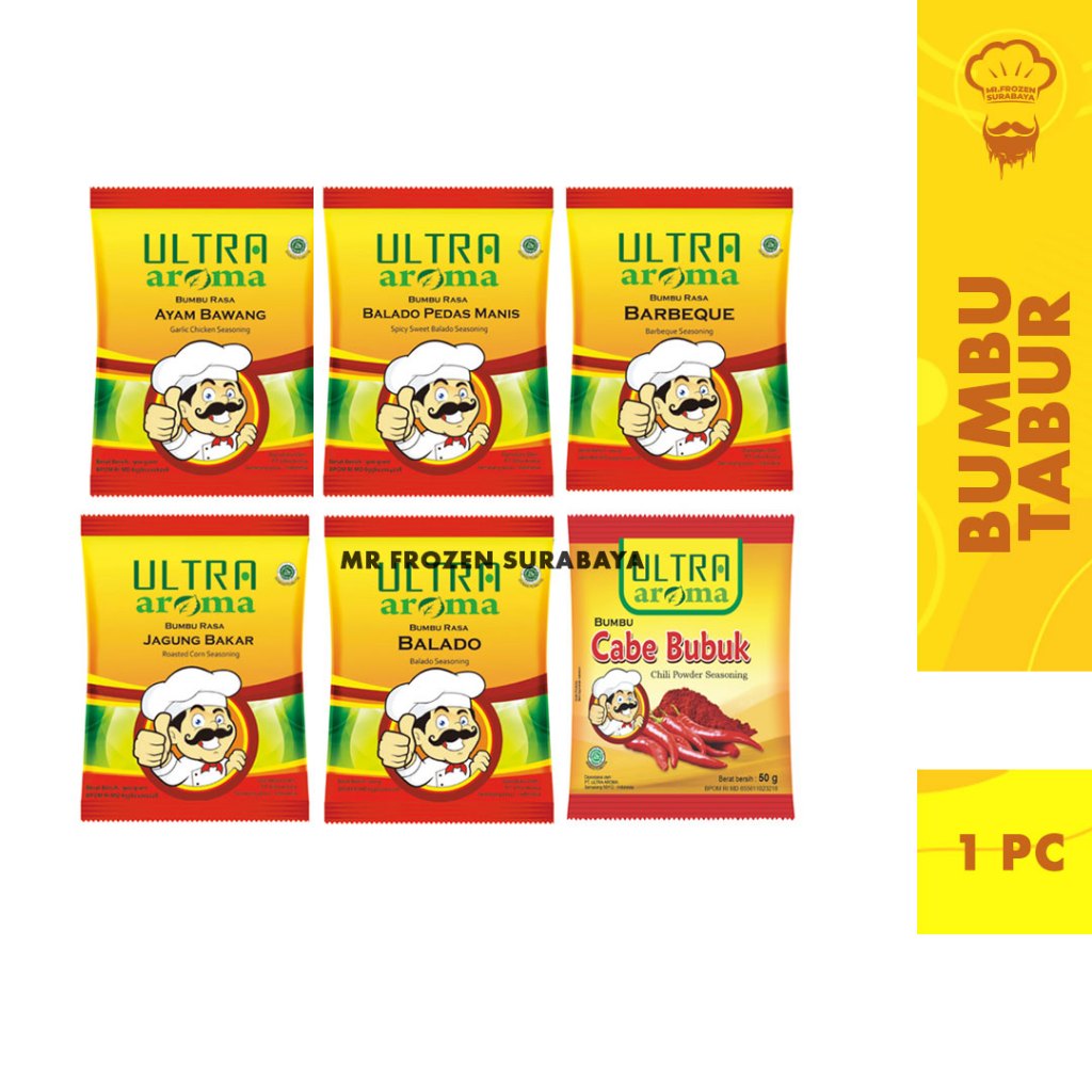 Jual Bumbu Bubuk / Bumbu Tabur Ultra Aroma Aneka Rasa Banyak Rasa ...