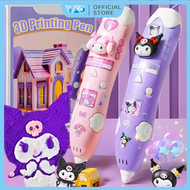 Jual YKO 3D Printing Pen 3D Printer Arts Pen Wireless 3D Pen Edition ...