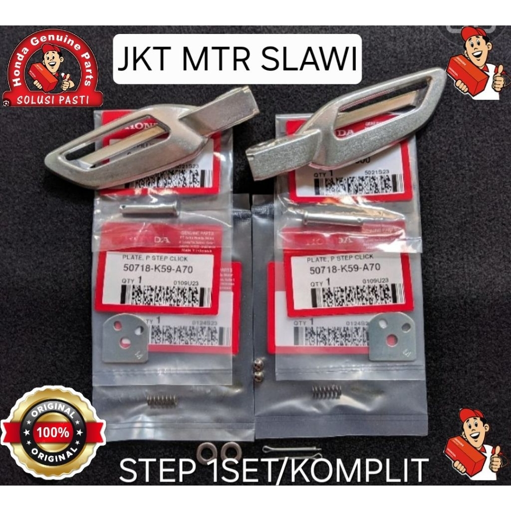 Jual Foot step k2f plate ball per pin arm R pillion step arm L pillion ...