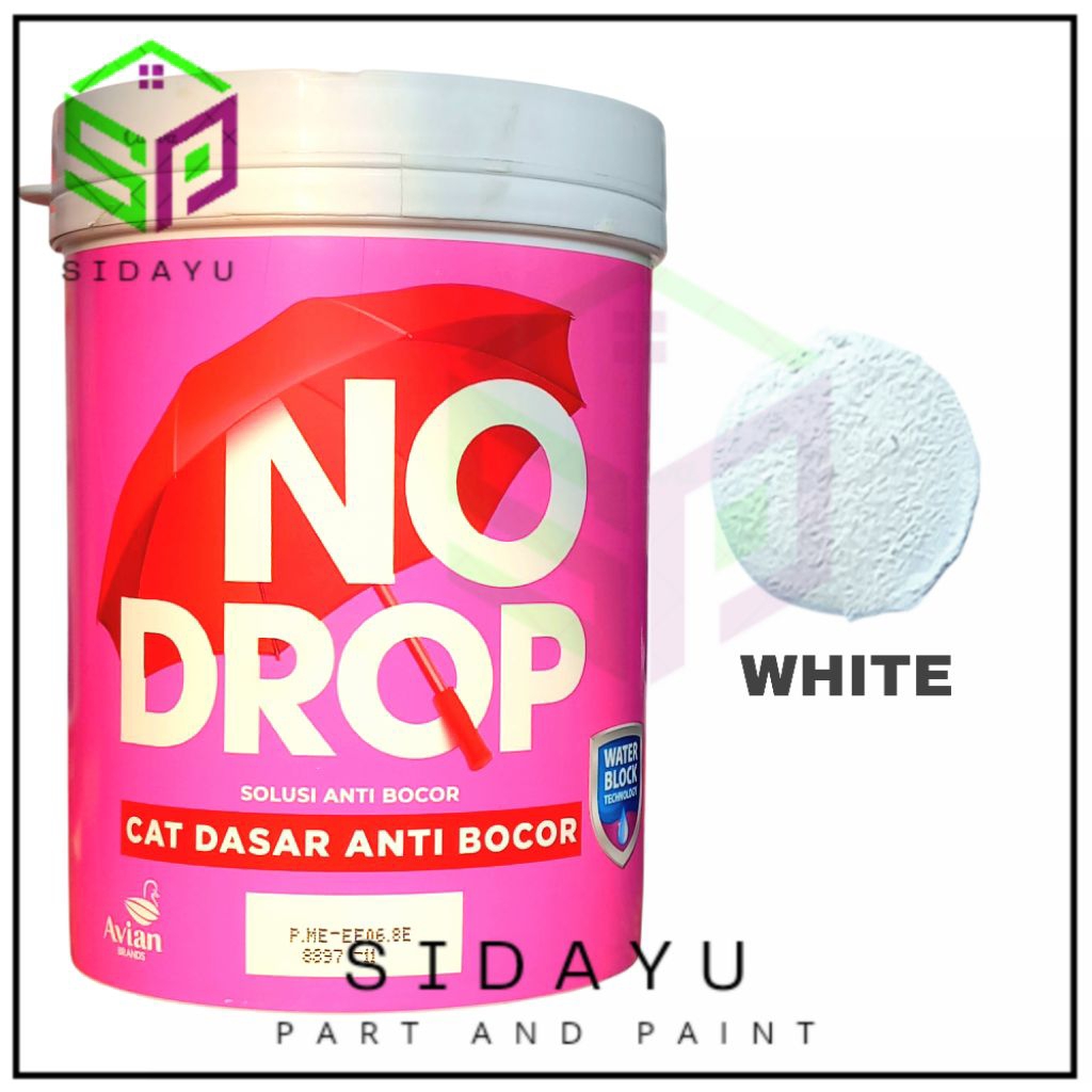 Jual Cat Dasar No Drop Cat Tembok Pelapis Anti Bocor 1KG | Shopee Indonesia
