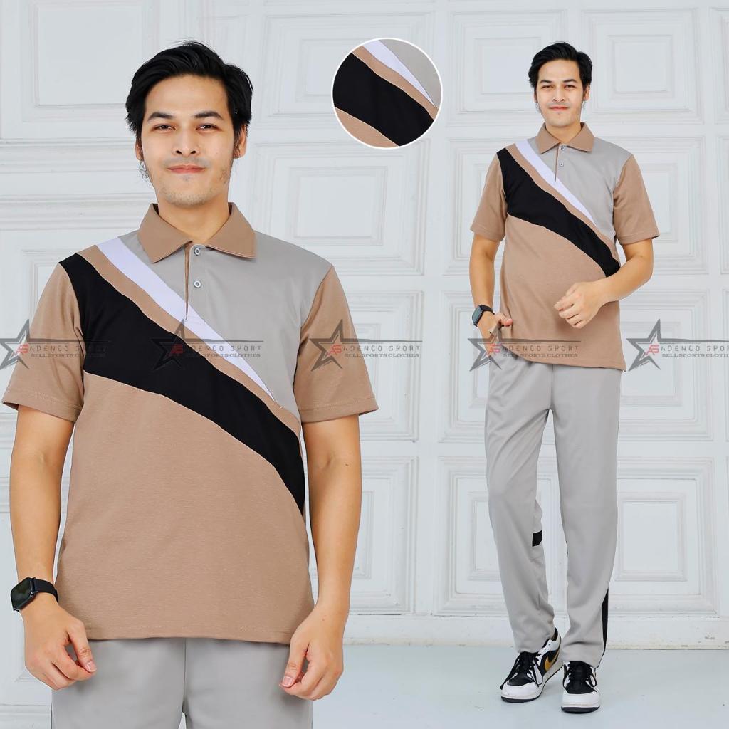 Jual Baju Olahraga Pria Set Training / Setelan Kaos Olahraga Senam ...