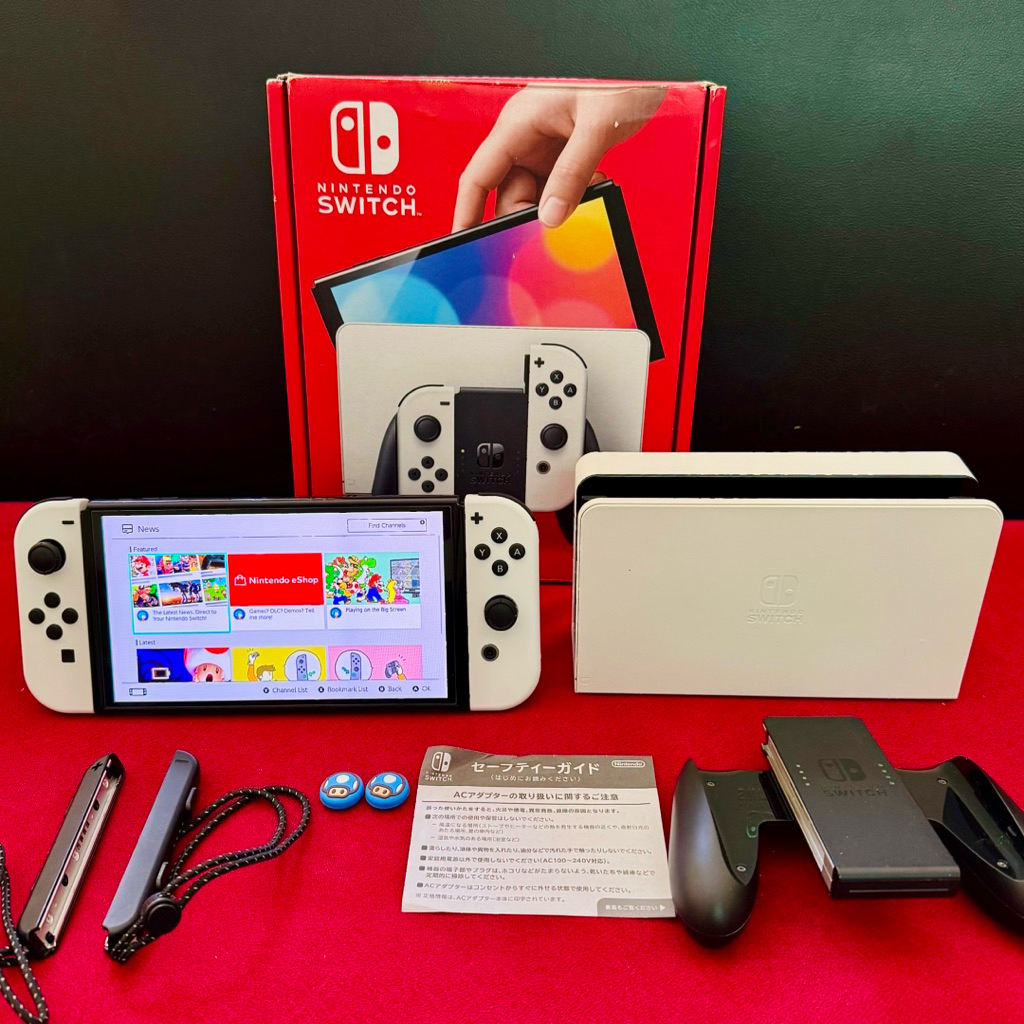 Jual Nintendo Switch Oled Second Original Warna Putih murah ori asli ...