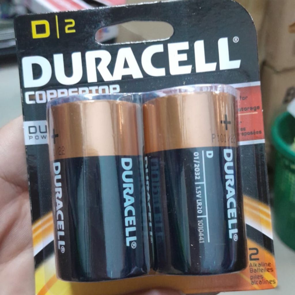 Jual DURACELL BATERAI D ISI 2 COPPERTOP DURALOCK MN1300B2 | Shopee Indonesia