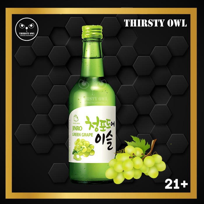 Jual Jinro Chamisul Green Grape Soju Korea 360ml | Shopee Indonesia