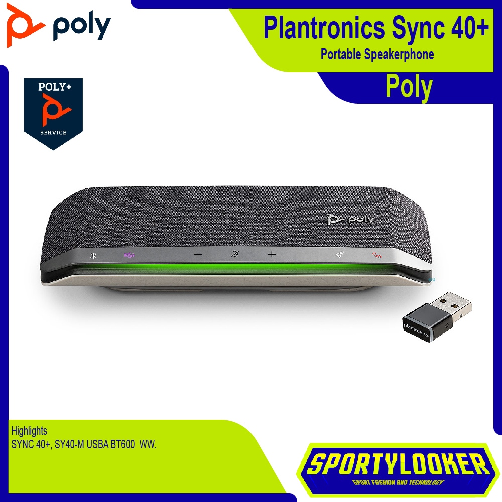 Jual HP POLY Plantronics Sync 40+ Portable Speakerphone | Shopee Indonesia