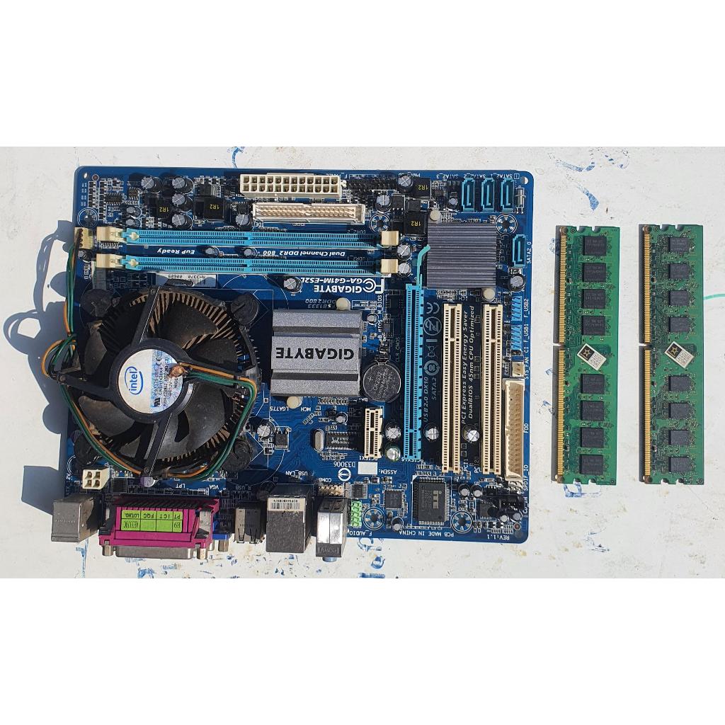 Jual Paket Mobo G41 DDR3 + Processor Core 2 Duo E8400 + RAM 4GB + Fan ...