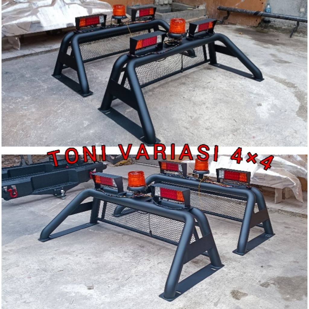 Jual Rollbar Roll Bar Spek Tambang/Mining Hilux Triton D-Max | Shopee ...