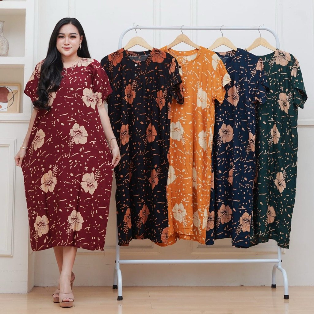 Jual Daster Rayon Jumbo Busui Batik | Shopee Indonesia