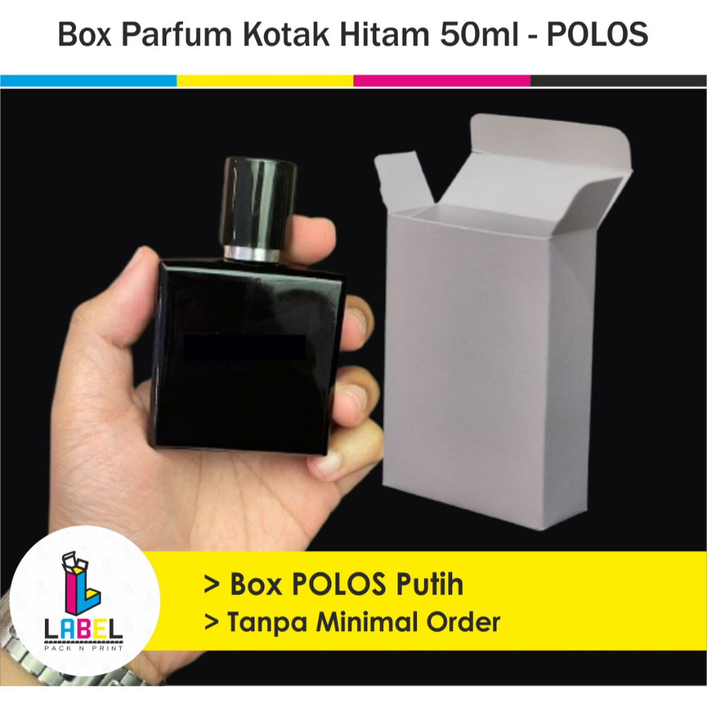 Jual Dus / Box Botol Parfum Kotak Hitam 50ml - POLOS | Shopee Indonesia