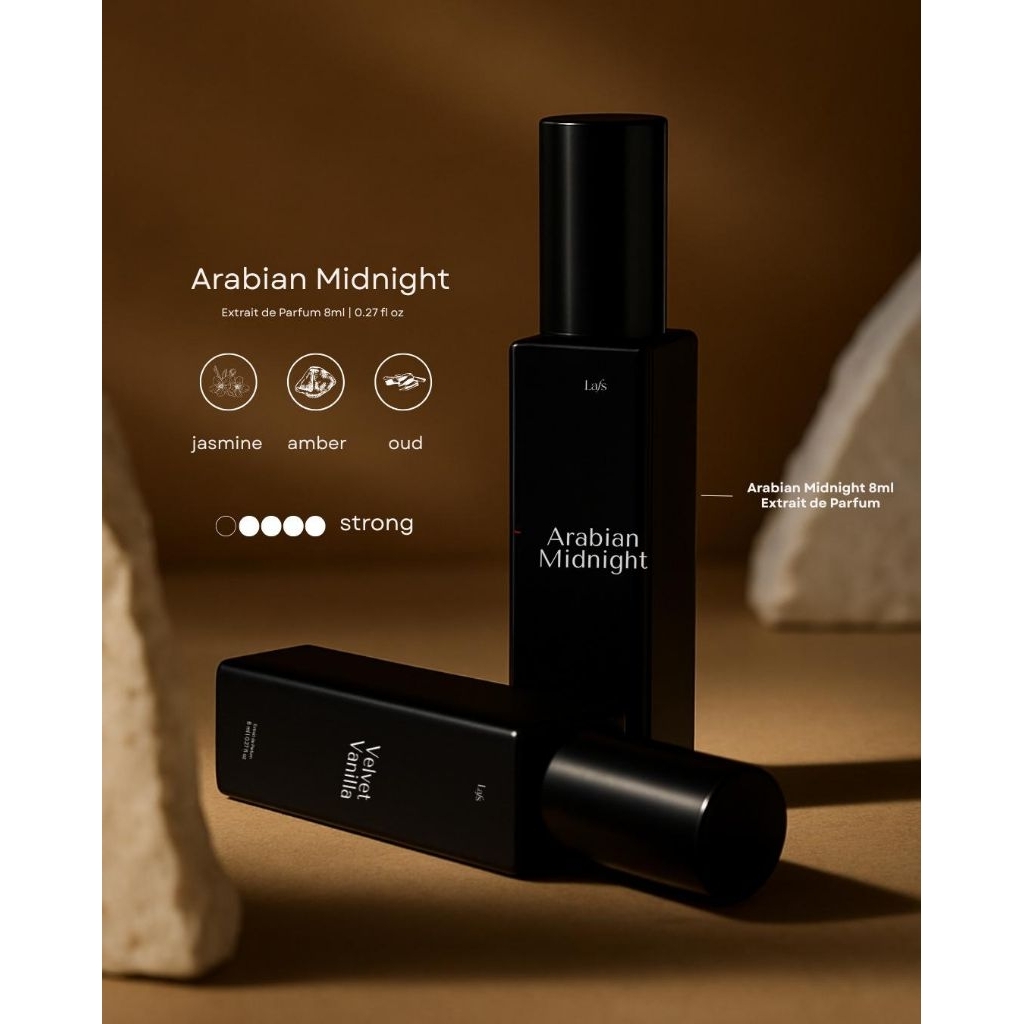 Jual Lafs Parfum Travel Size 8ml – Arabian Midnight / Velvet Vanilla | Wangi Tahan Lama Unisex ...