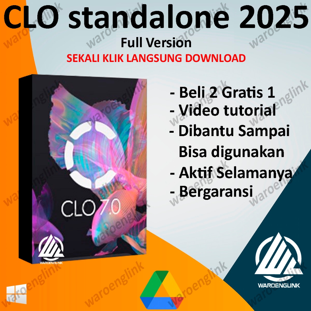 Jual CLO Standalone v2025 | Video Install | Windows | Full Version | Lifetime | Shopee Indonesia