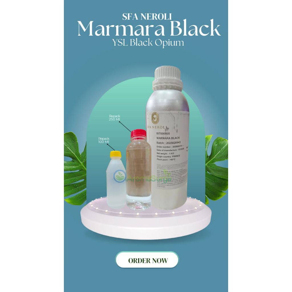 Jual MARMARA BLACK SFA NEROLI SEGEL ALUMINIUM 1KG | Shopee Indonesia