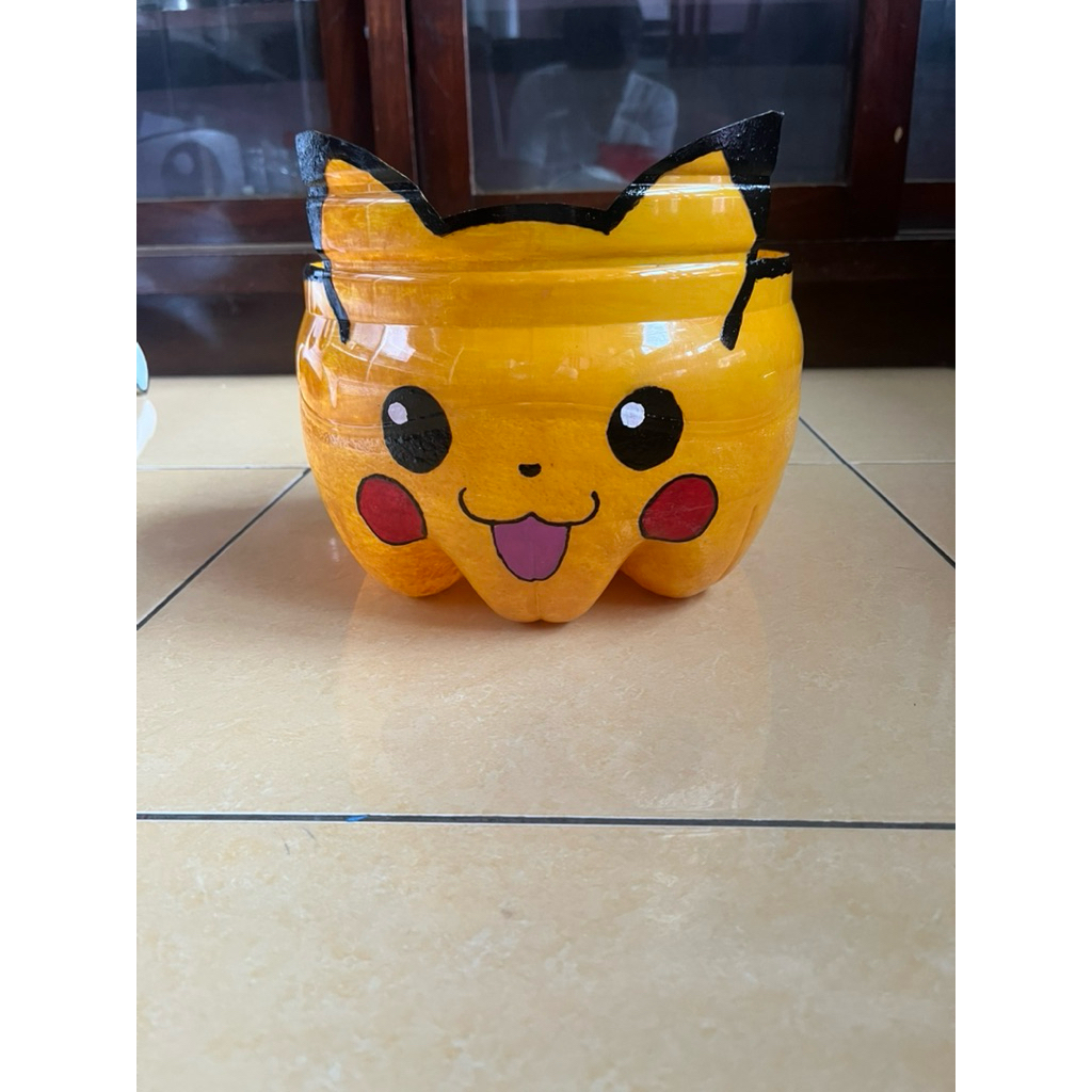 Jual Pot Tanaman Lucu dan Unik Katakter Pokemon Pikachu B | Shopee Indonesia