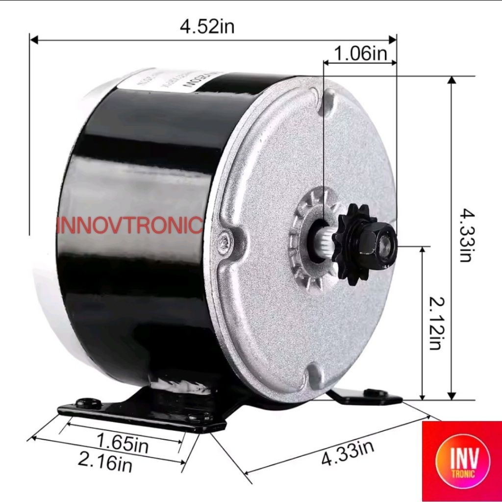 Jual Dinamo DC 12V 24V 100W 120W 150W 250W 300W 350W MY1016 MY1025 ...