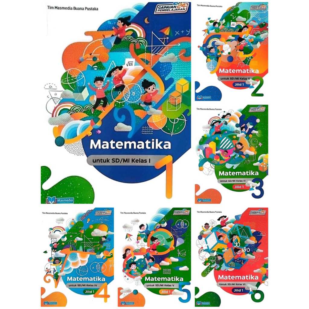 Jual Matematika Revisi Jilid.1 CP 2024 SD/MI Kurikulum Merdeka Masmedia | Shopee Indonesia