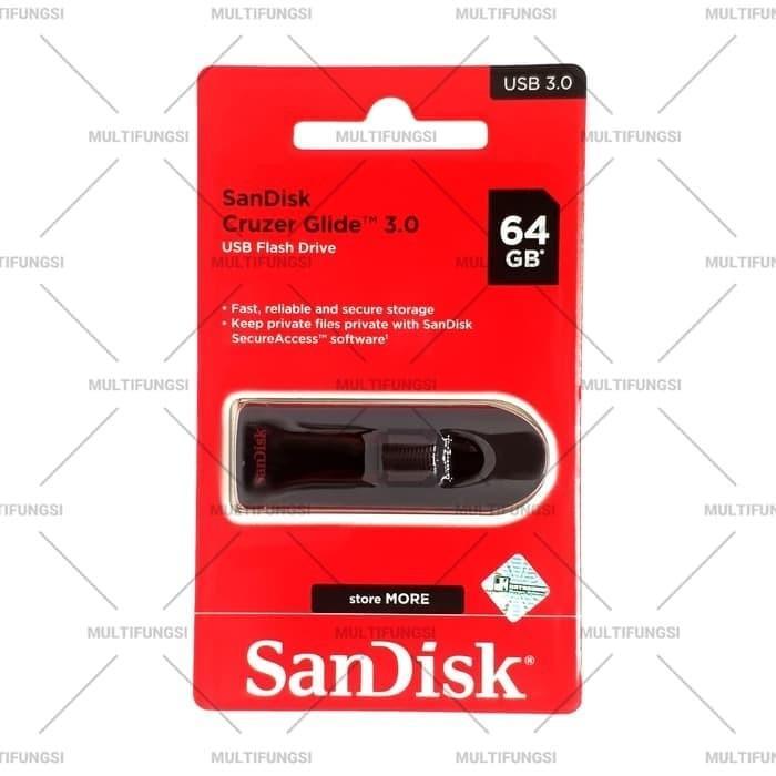 Jual Sandisk Flashdisk 64GB Cruzer Glide CZ600 USB 3.0 / 64 GB | Shopee Indonesia
