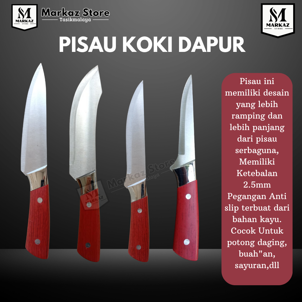 Jual Pisau Dapur Koki Pisau Dapur Professional Pisau Pengikis Daging ...
