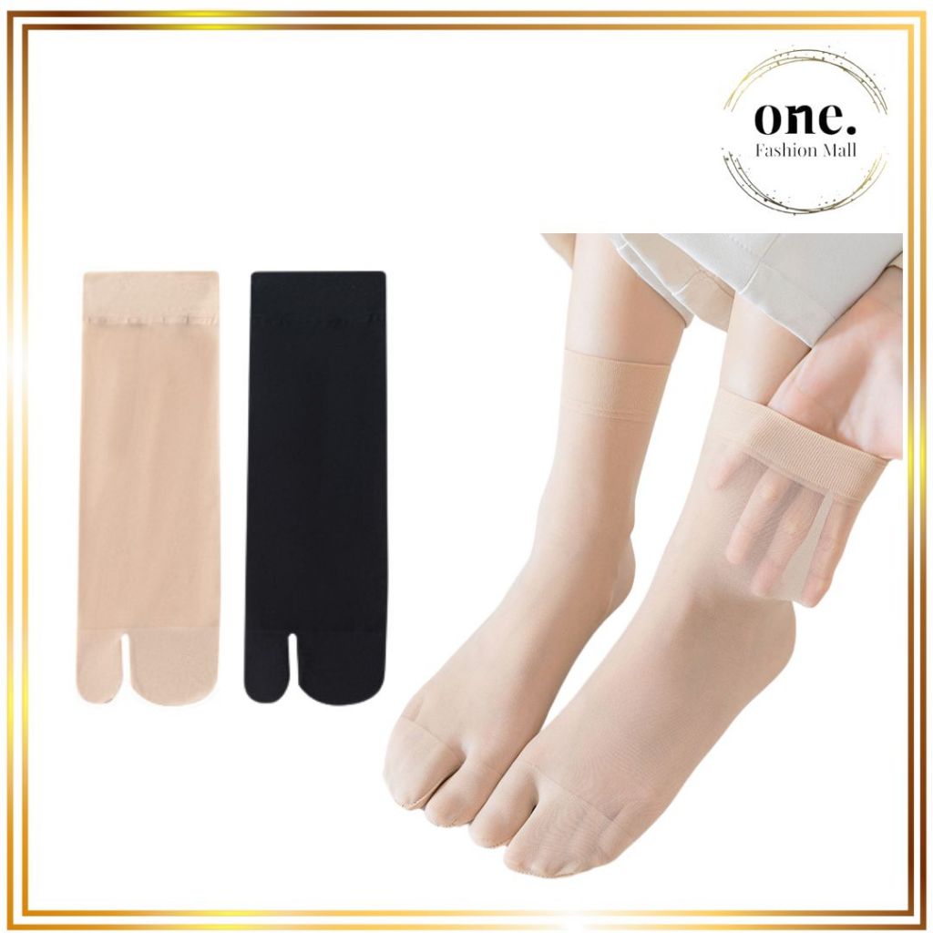 Jual ONEFASHIONMALL KK011 Kaos Kaki Stocking Pendek Jempol Halus Tipis ...