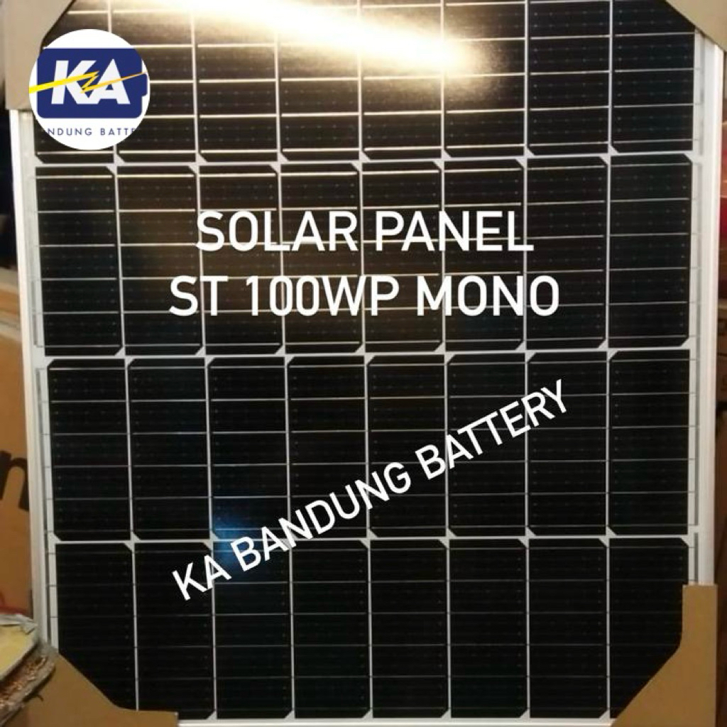 Jual PROMO solar panel cell surya ST STC 12v 12 v 100wp 100 wp MONO ...