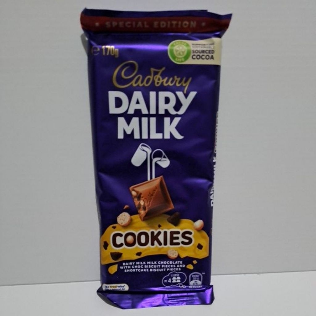 Jual CADBURY DAIRY MILK COOKIES 170 GR | Shopee Indonesia