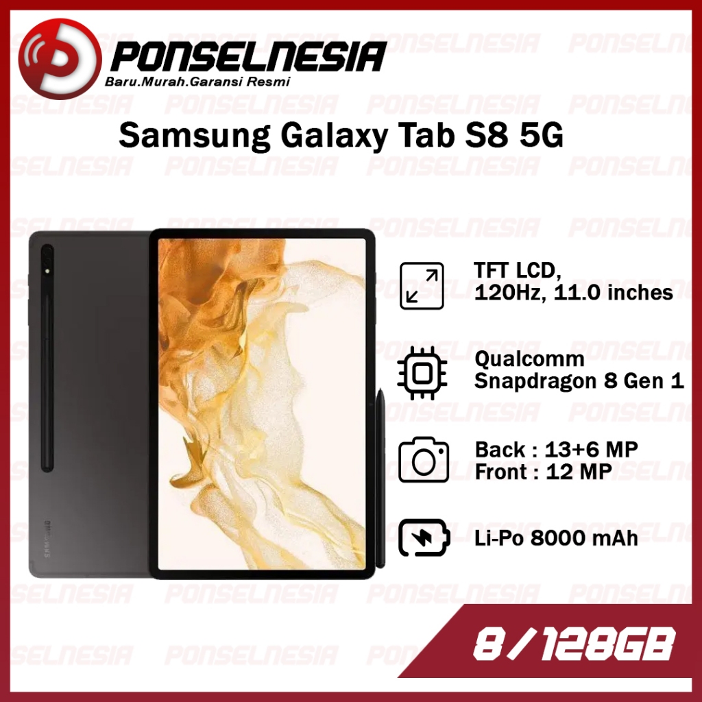 Jual Samsung Galaxy TAB S8 8/128 Garansi Resmi Samsung Indonesia | Shopee Indonesia