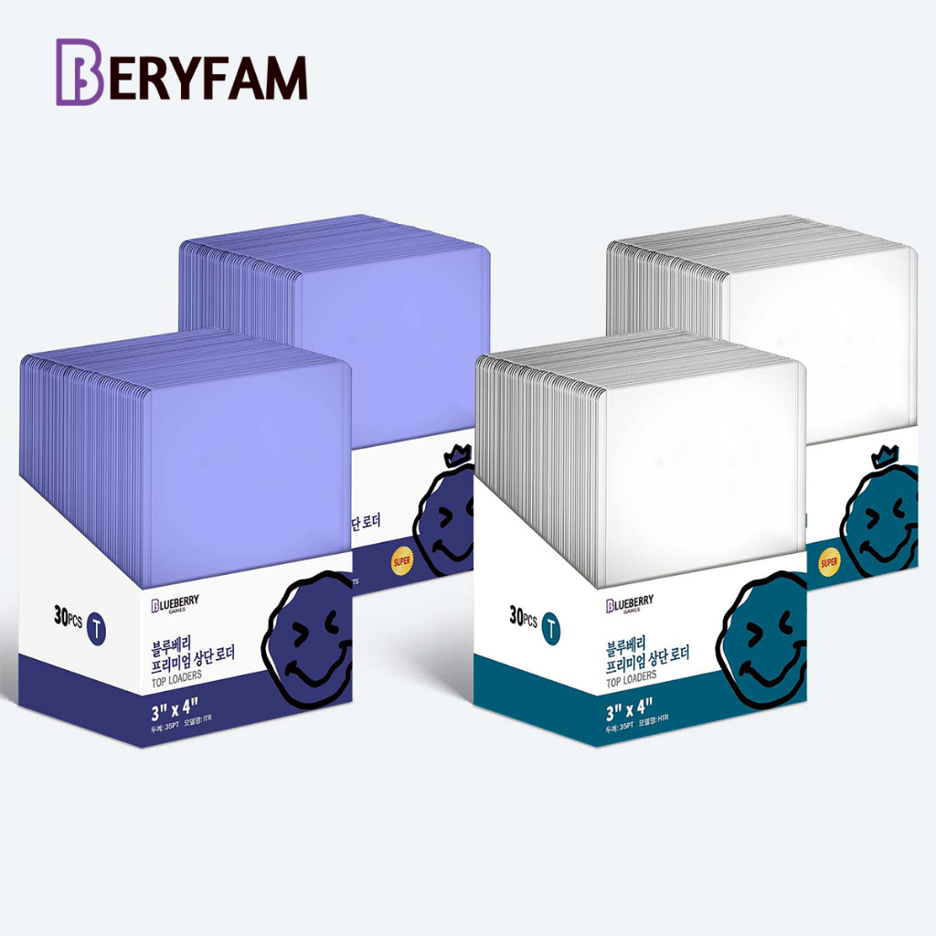 Jual 30pcs Blueberry Toploader 35PT Clear Transparan Bening Card Sleeve ...