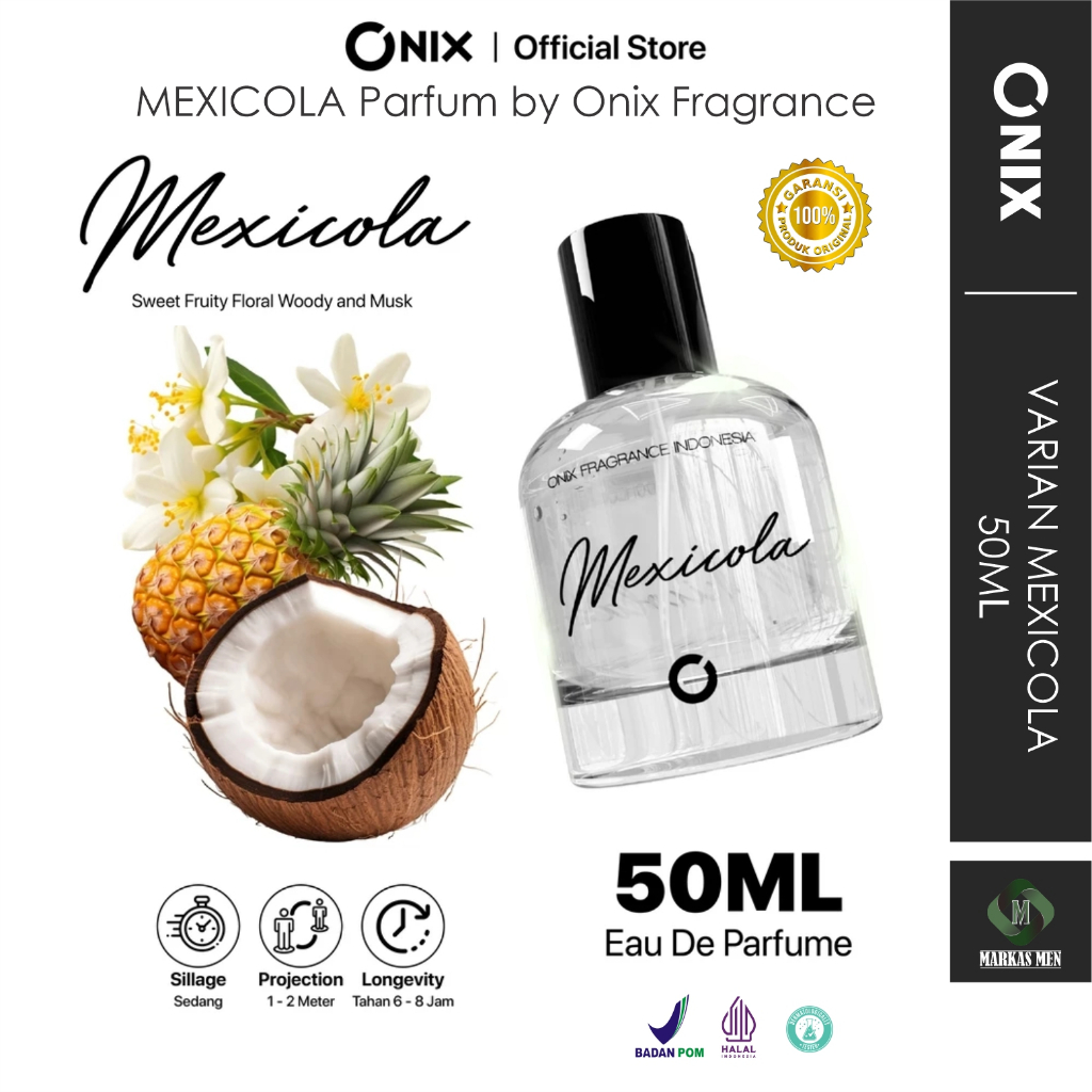 Jual Mexicola Parfum by Onix Fragrance - Eau de Perfume 50ml | Shopee ...