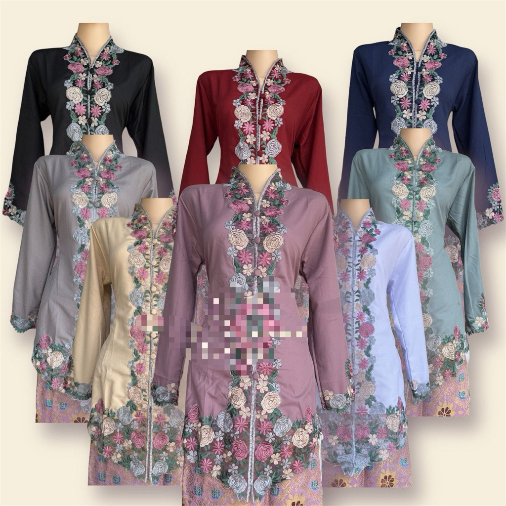Jual Kebaya domas katun model kartini/Kebaya katun/kebaya encim ...
