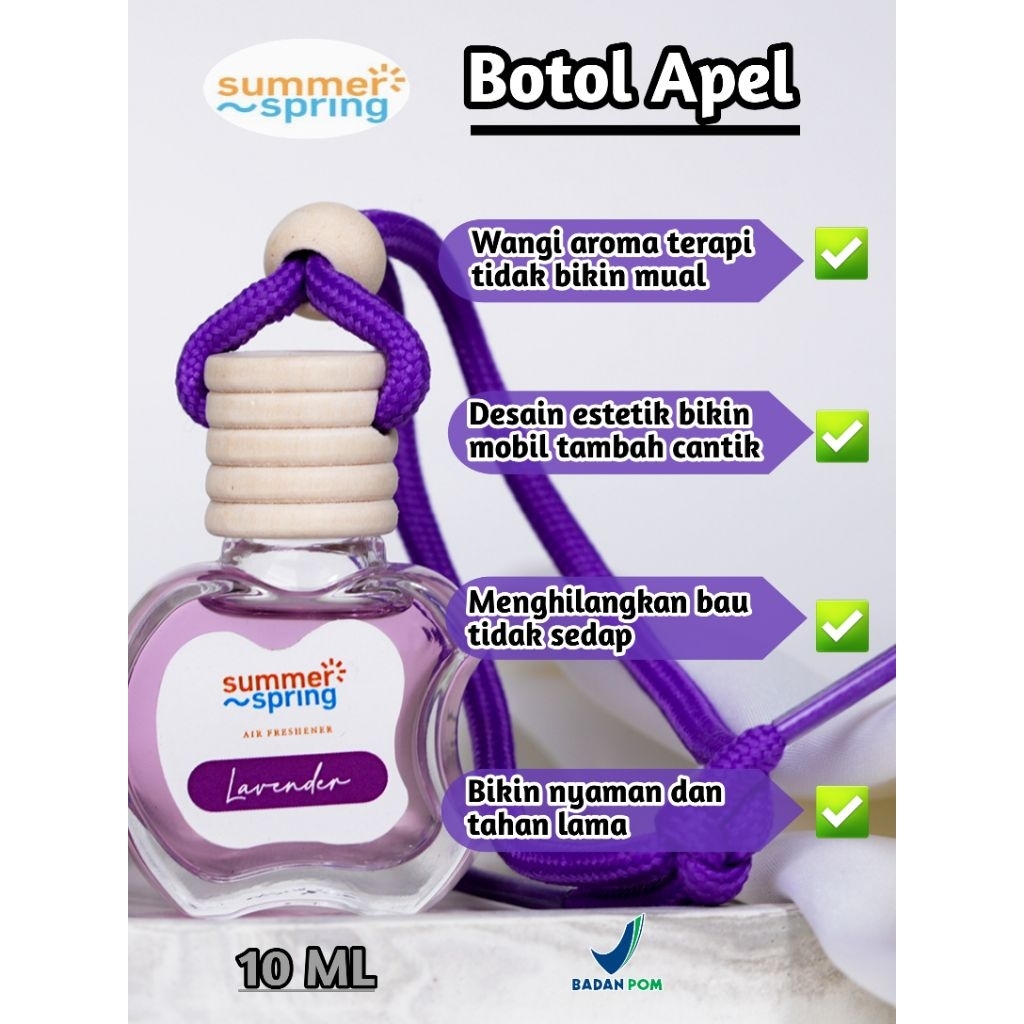 Jual Pengharum ruangan/pewangi ruangan/botol apel/ tidak bikin mual ...