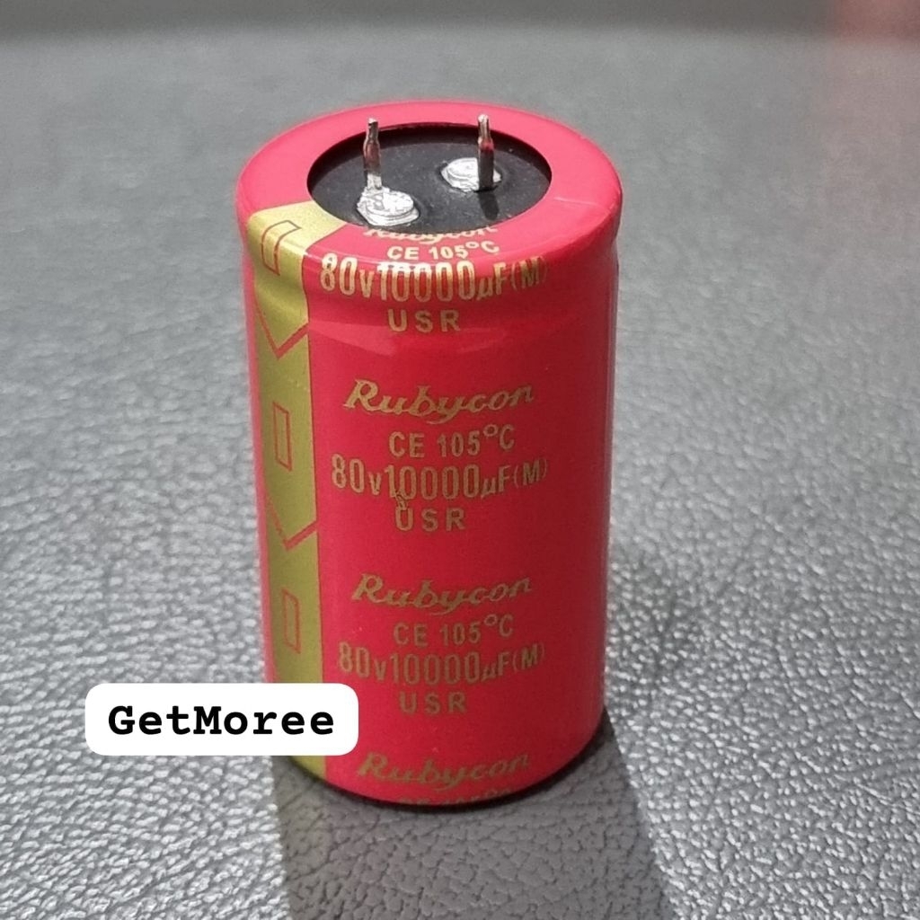 Jual USR Elco 10000uf 80v Rubycon USR Merah Elko Rubicon Red Original ...