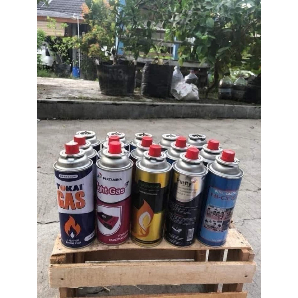 Jual gas portable isi full kaleng + isi + tutup mulus termurah | Shopee ...
