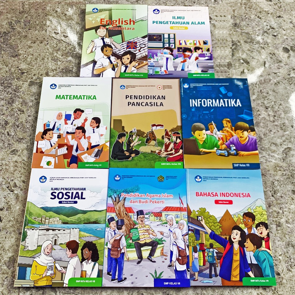 Jual Buku Pelajaran Kelas 7 SMP Kurikulum Merdeka - Buku KURMER SMP ...