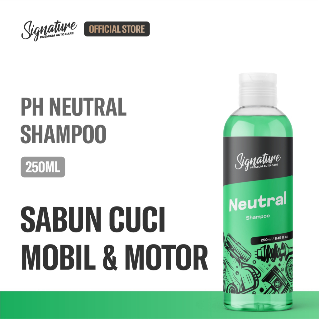 Jual Signature - NEUTRAL ( pH Neutral Shampoo ) Sabun Cuci Mobil Motor ...