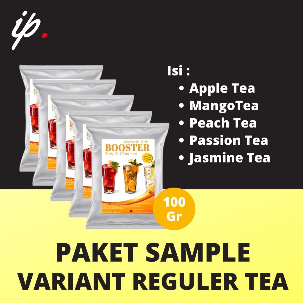 Jual IP Jakarta - PAKET TESTER Bubuk Minuman Varian REGULER TEA, Harga ...