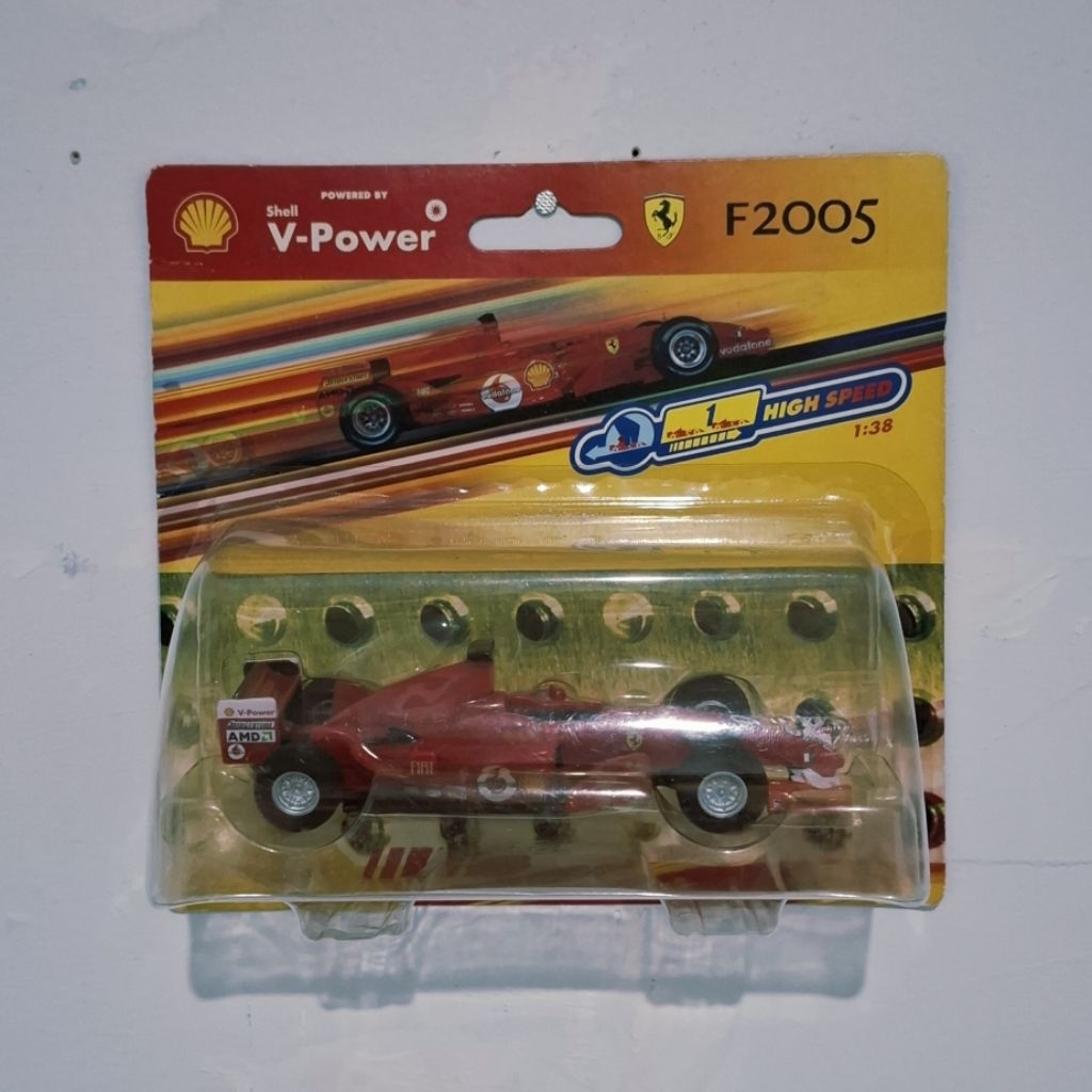 Jual Hot Wheels Shell V Power Ferrari F2005 Michael Schumacher Skala 1: ...