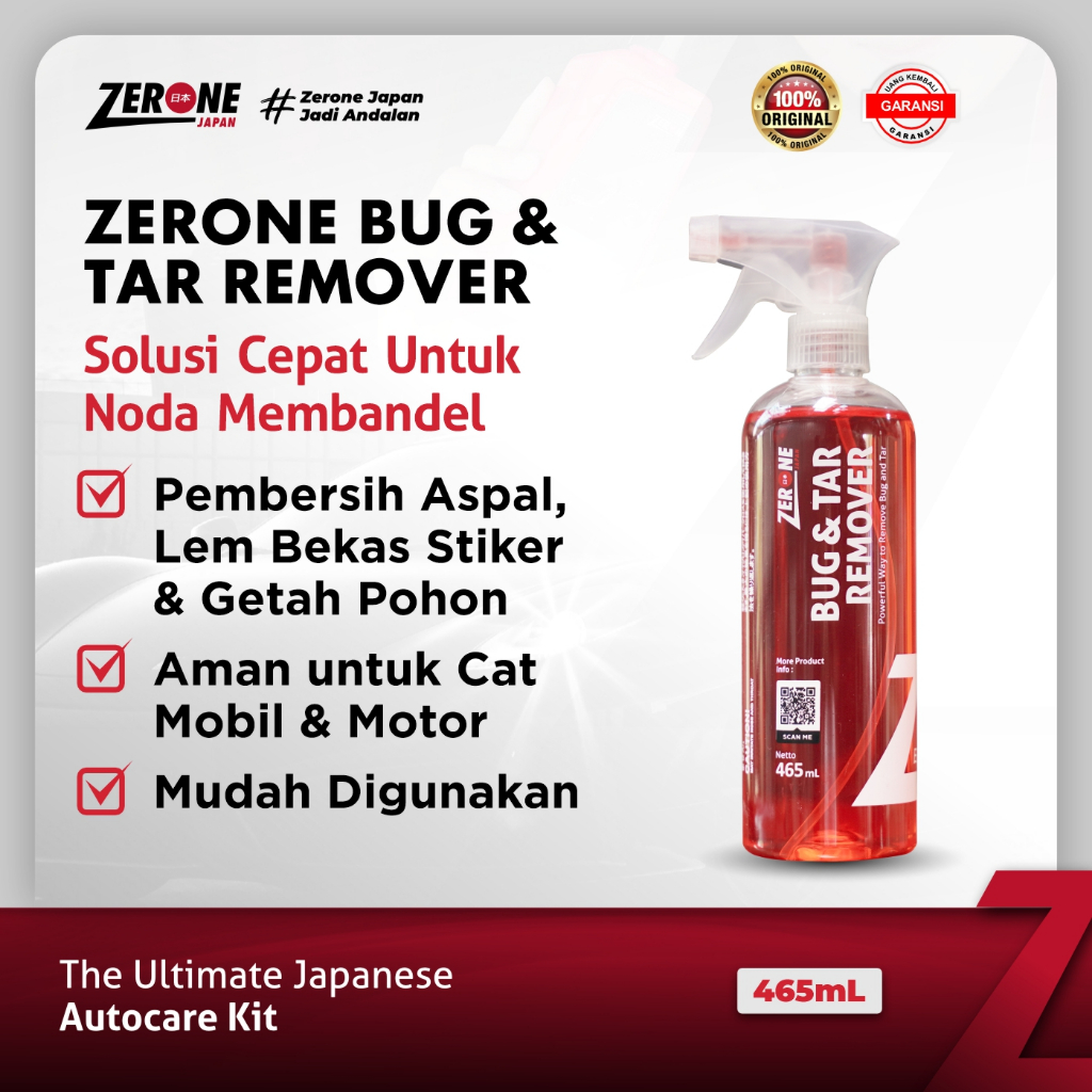Jual Zerone Japan Bug & Tar Remover Pembersih Noda Aspal Lem Bekas ...