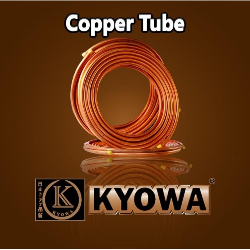 Jual Pipa Tembaga Roll / Copper Cube KYOWA 3/8" × 0,70 MM | Shopee ...