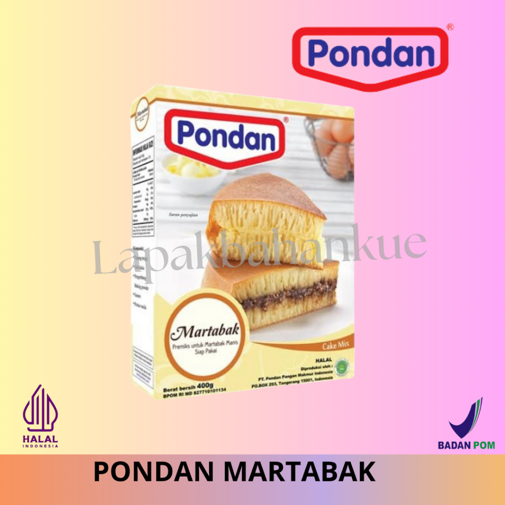 Jual PONDAN MARTABAK 400 GR-MARTABAK MANIS-PREMIKS MARTABAK-TEPUNG KUE ...