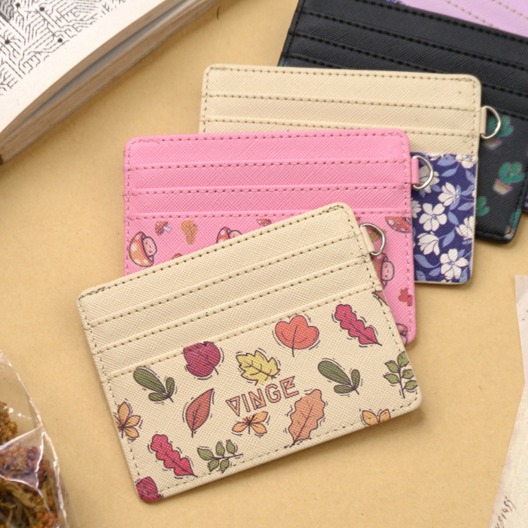 Jual VINGE LEIF - Dompet Kartu Card Holder Wanita Pria - Custom Gambar ...